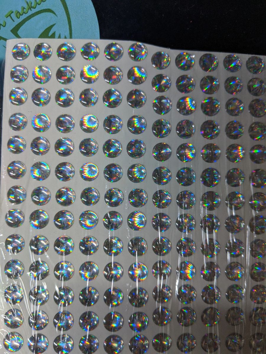 Chromed out eyes by the sheet 5,6,7mm option